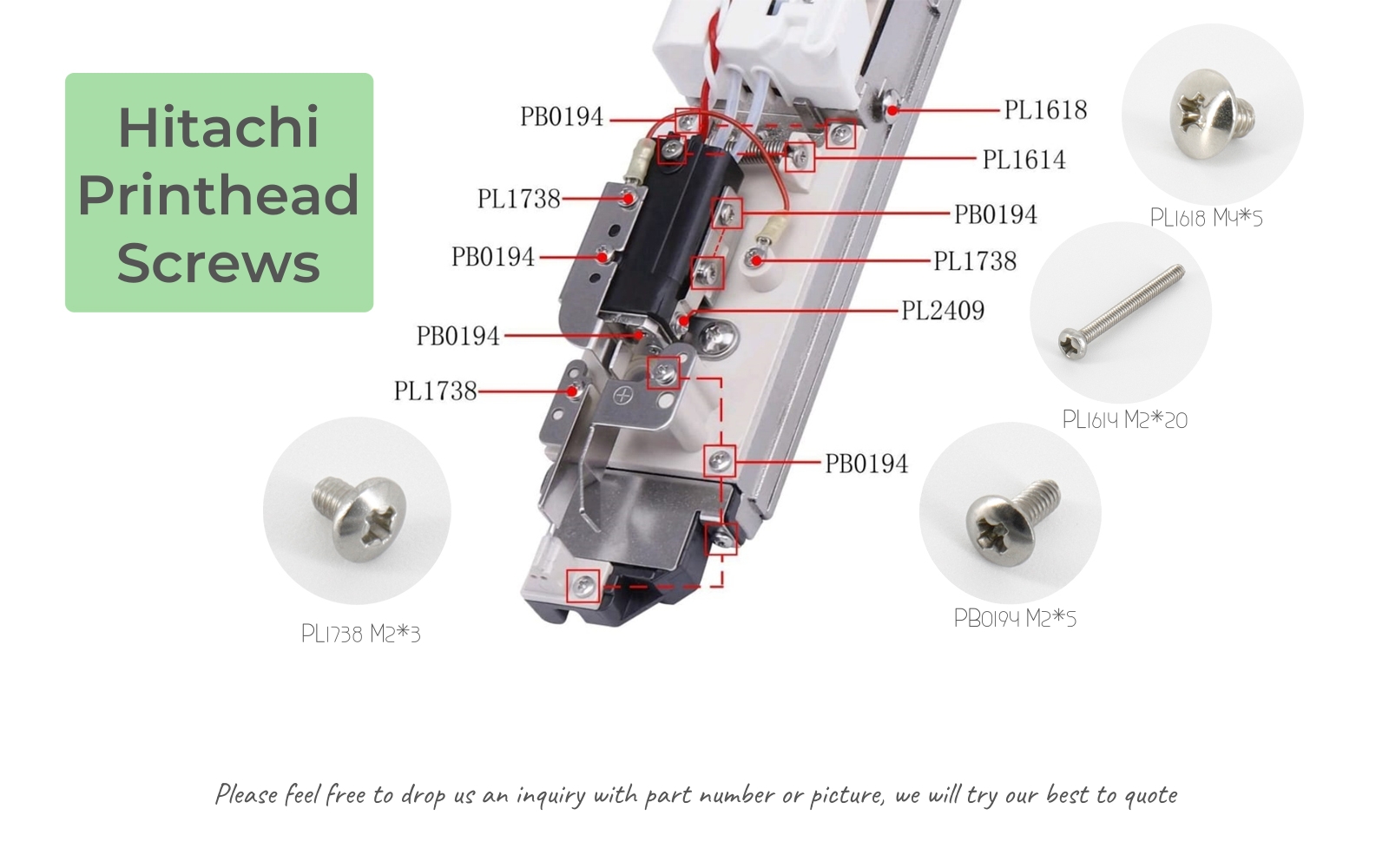 L&S CIJ Codification Parts – supply compatible Domino, Markem Imaje ...