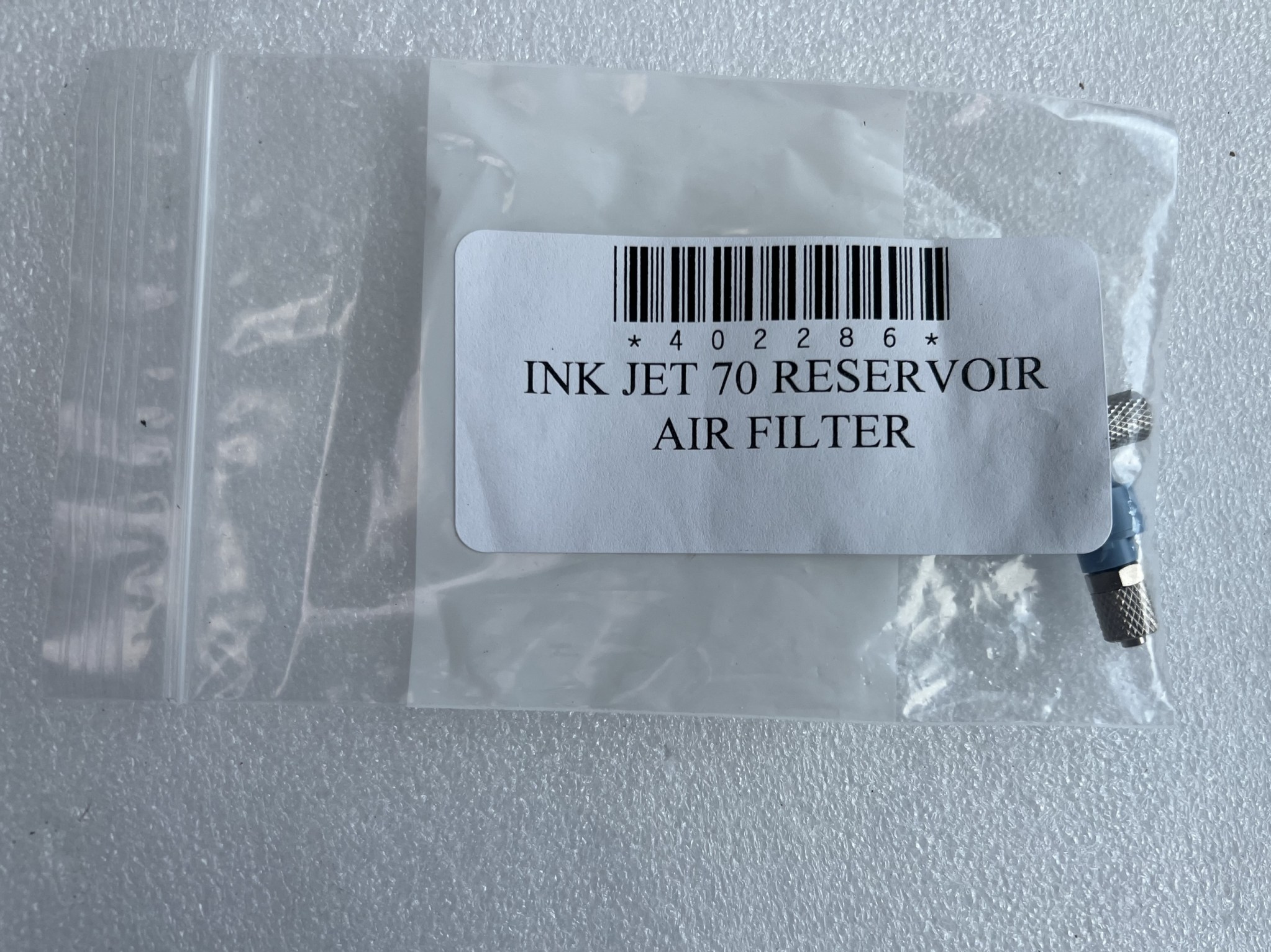 402286 Videojet Ink Jet70 Reservoir Air Filter – L&S CIJ Codification Parts