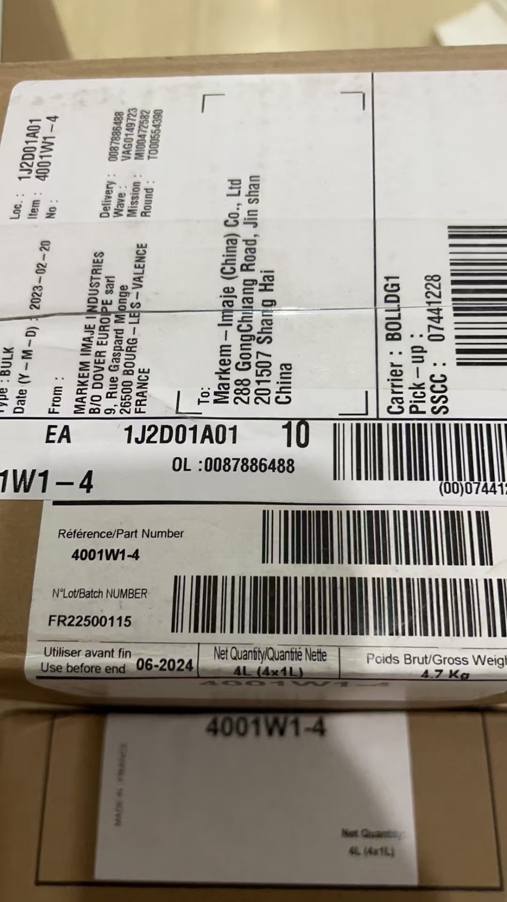 4001W1 4500 Water Base Black Ink 1000ml – L&S CIJ Codification Parts